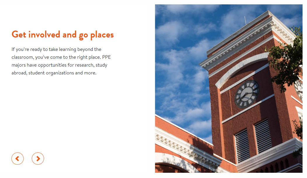 PPE Photo Carousel Section of ONU Website – Northern Review